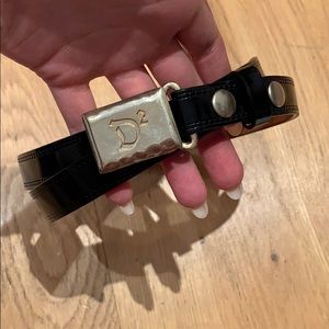 DSQUARED | Accessories | Dsquared D2 Gold Black Patent Leather Belt ...